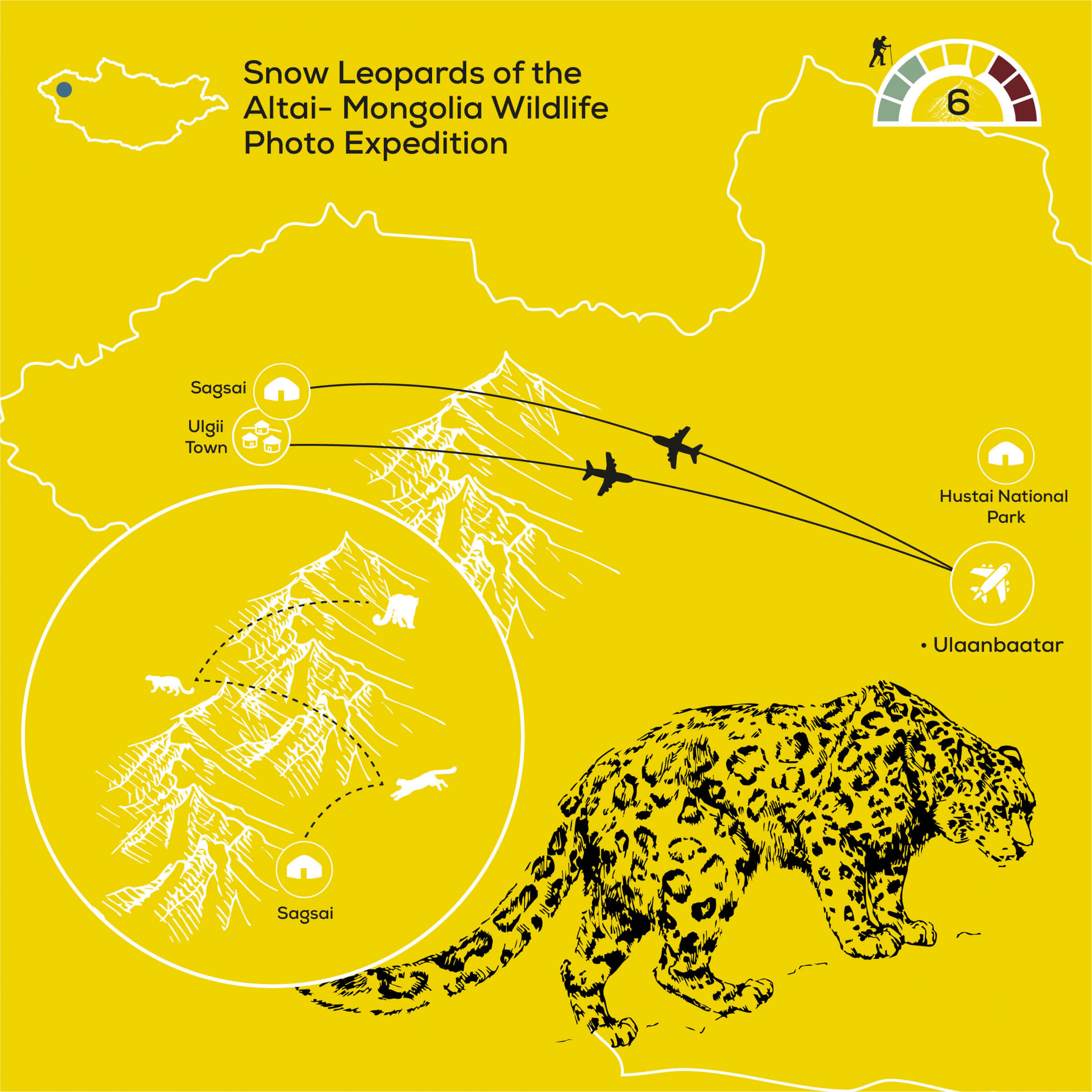 Snow Leopards of the Altai: Mongolia Wildlife Photo Expedition